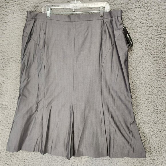 Basler | Skirts | Basler Skirt Womens 2 Gray Wool Blend A Line Nwt ...